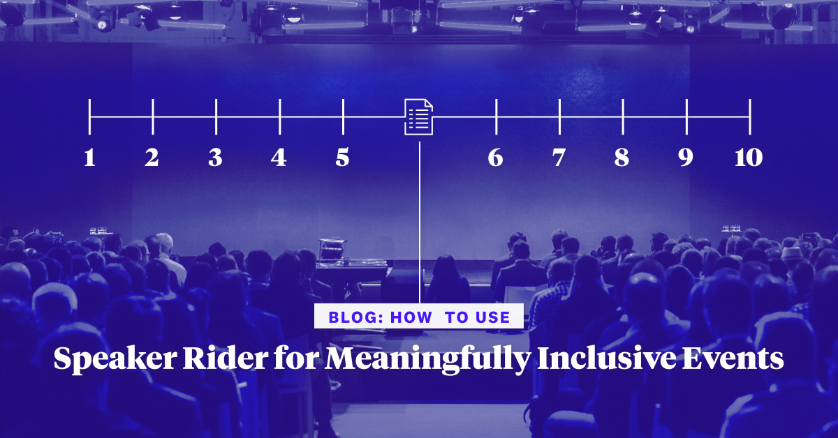 We created a speaker rider because journalism didn’t have one | OpenNews